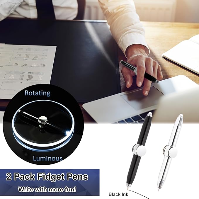 🍀*Final Sale*🍀Funny Hand spinner pen Brighting and Shine EDC Fidget ...